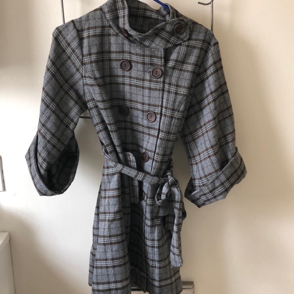 hazel | Jackets & Coats | Belted Jacket | Poshmark